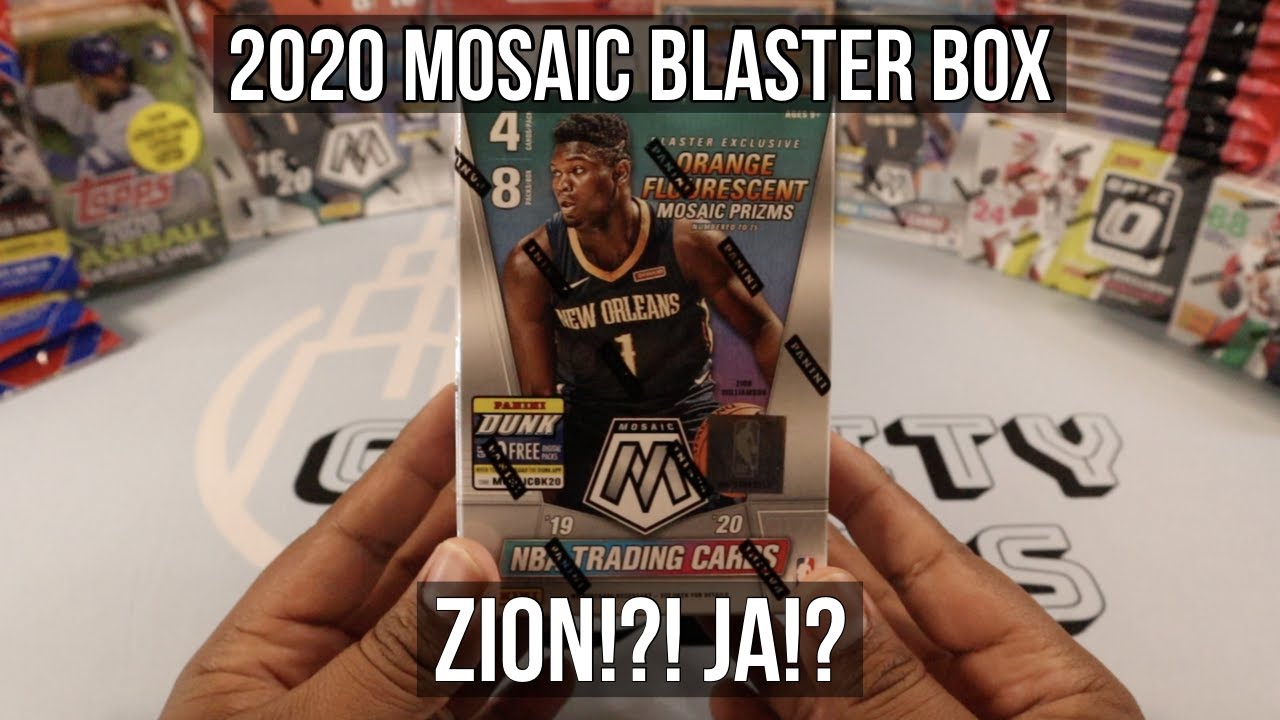 Opening a 2020 Panini Mosaic Blaster Box!! - YouTube