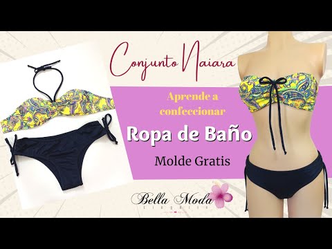 ¿CÓMO HACER ROPA DE BAÑO FACIL Y RAPIDO? DIY - MOLDE GRATIS