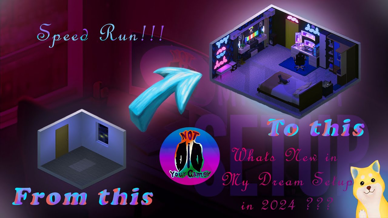 Dream Setup Reveal: Crafting My Perfect Gaming Haven Speedrun - YouTube