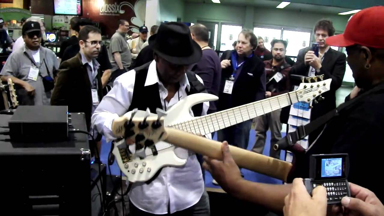 Andrew Gouche and Bill "Buddha" Dickens put it down at NAMM 2011 - YouTube