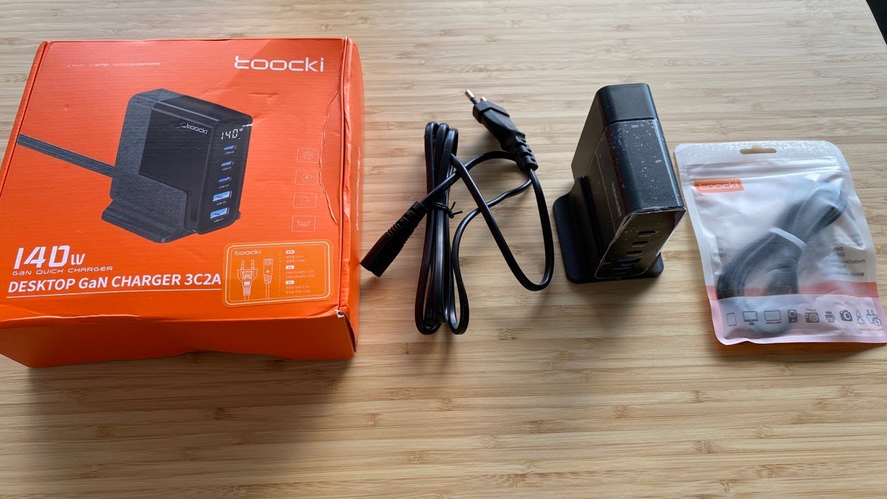 Carregador Toocki 140W GaN - YouTube