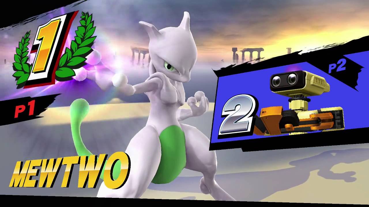 Super Smash Bros. for Wii U - Mod testing - Shiny Mewtwo - YouTube
