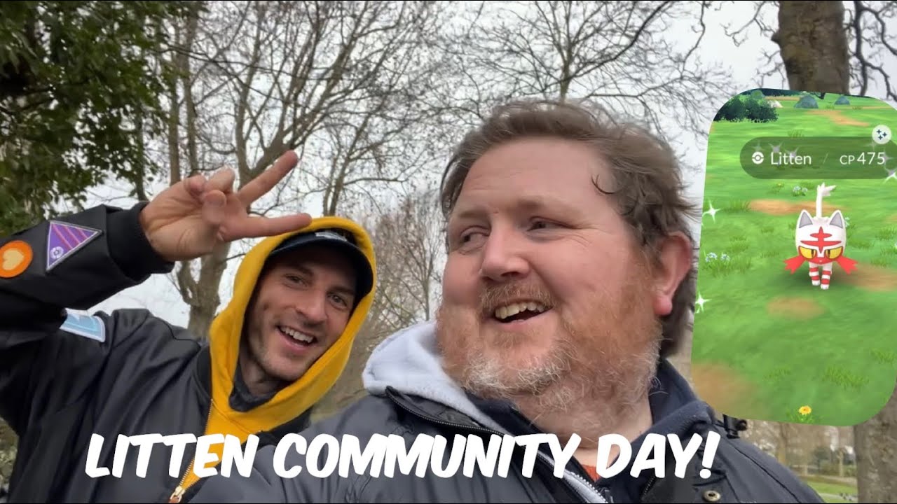 SHINY LITTEN COMMUNITY DAY IN POKEMON GO! - YouTube