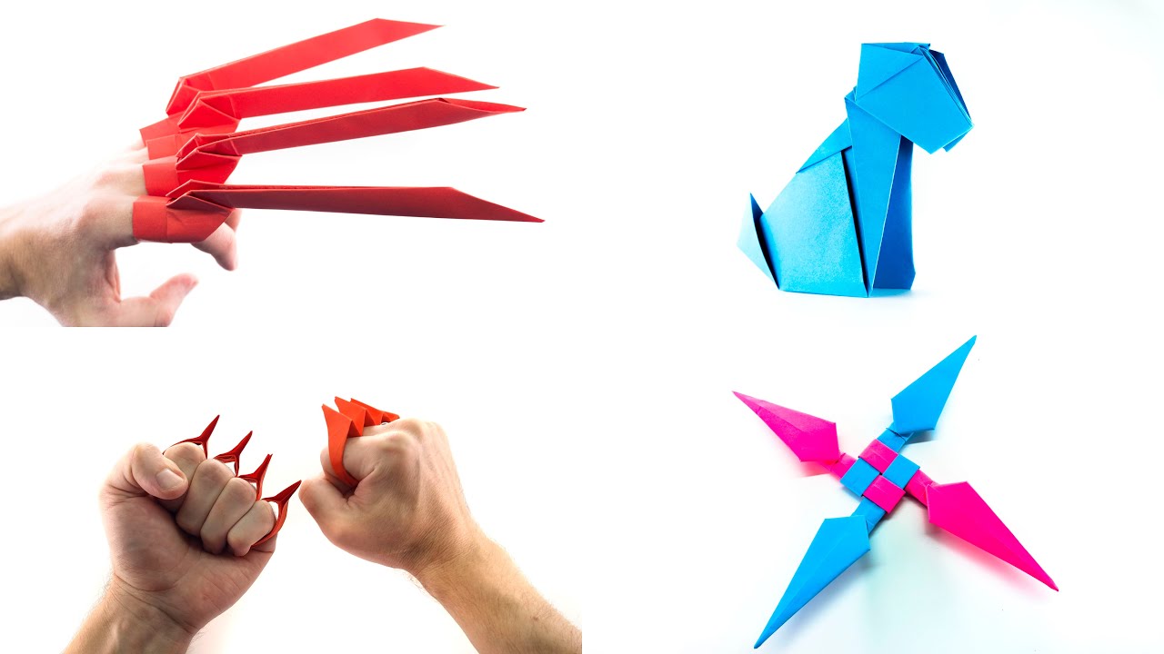 4+ How to make origami. Paper crafts #16 - YouTube