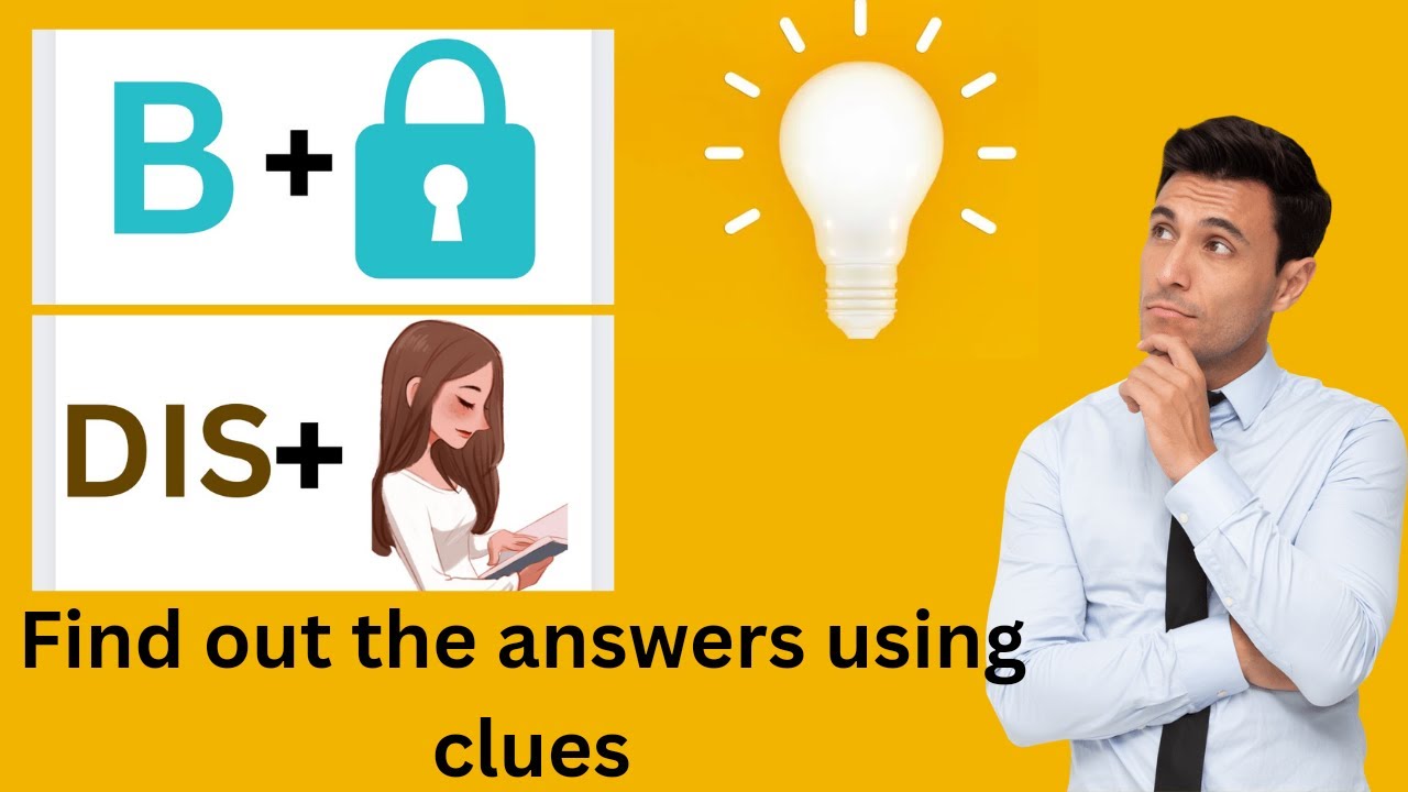 Riddles using clues/find out answer by using clues - YouTube