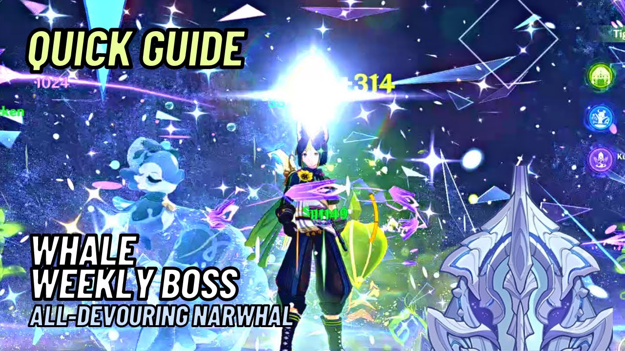 Killing Whale FAST - Guide & Tips Weekly Boss All-Devouring Narwhal ...