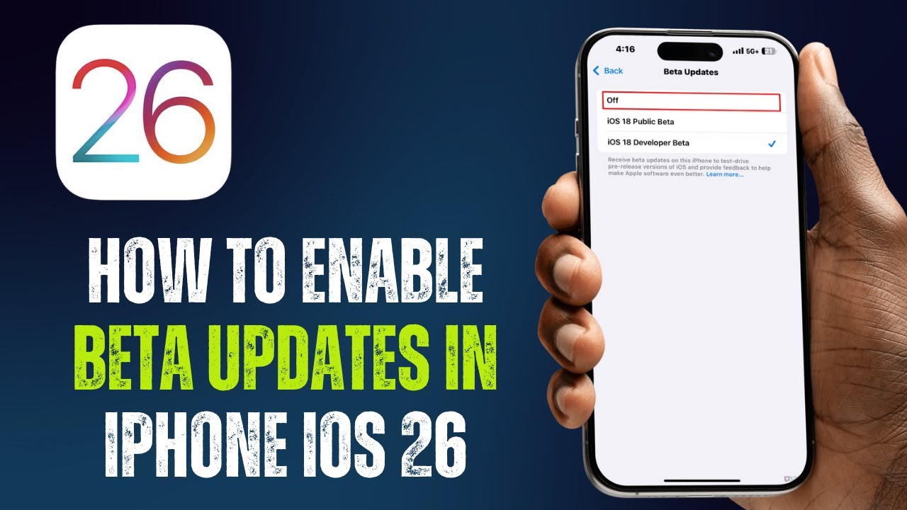 How to Enable Beta Updates on iPhone – iOS 26 - YouTube