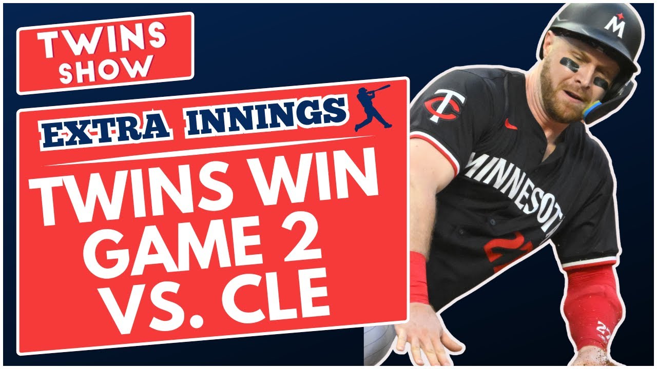 Minnesota Twins WIN Game 2 over Cleveland Guardians - YouTube