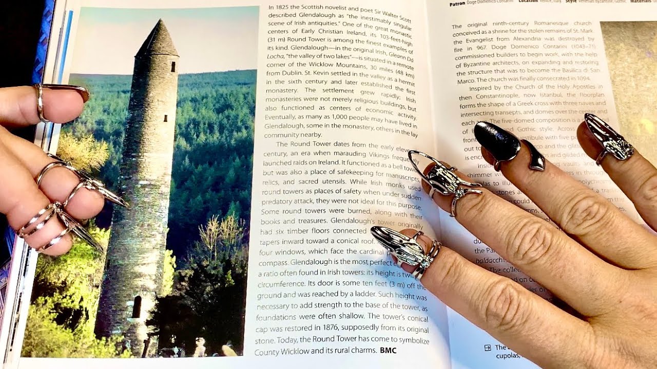 lofi asmr | ancient architecture pt 2 *whisper* *tapping* - YouTube