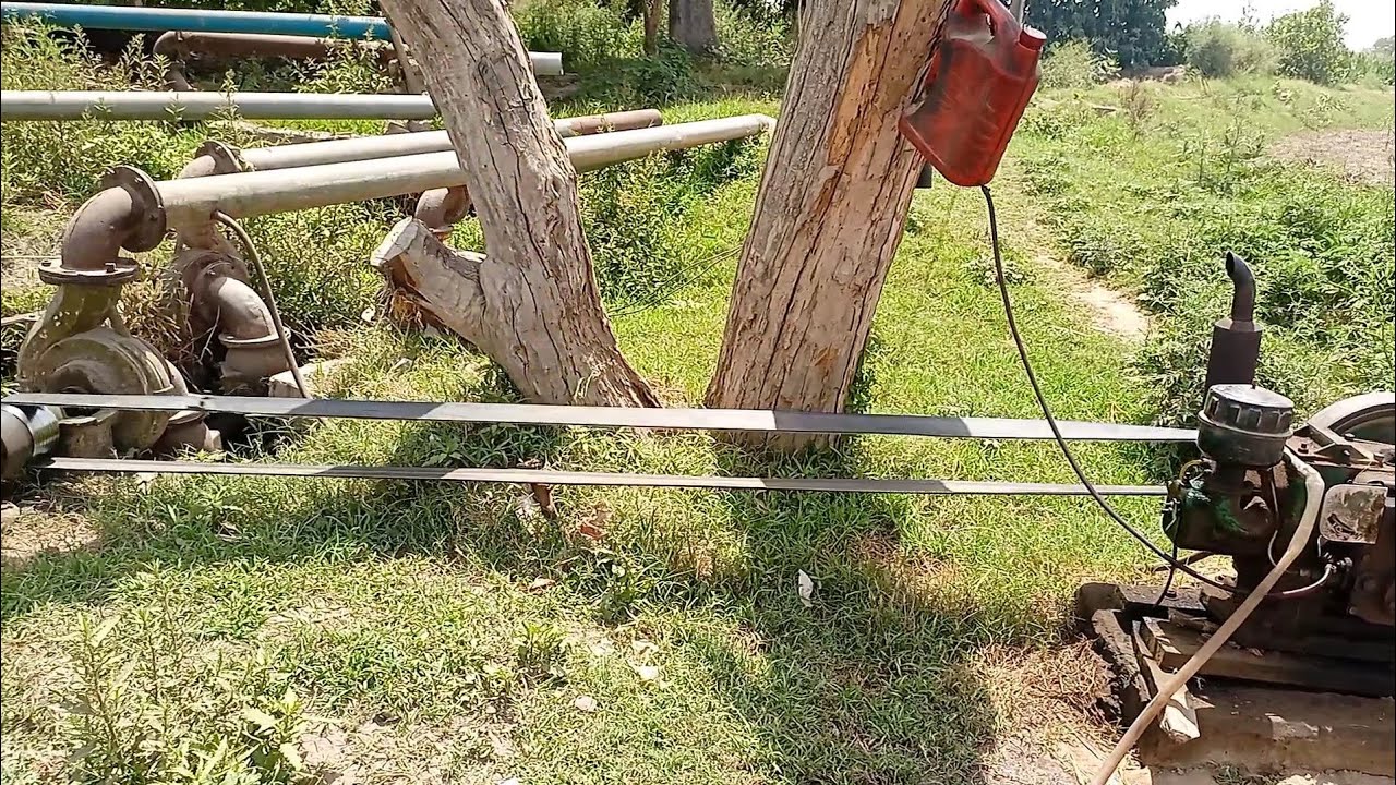 18 HP peter diesel engine work on 4 inches delivery pipe water pump ...