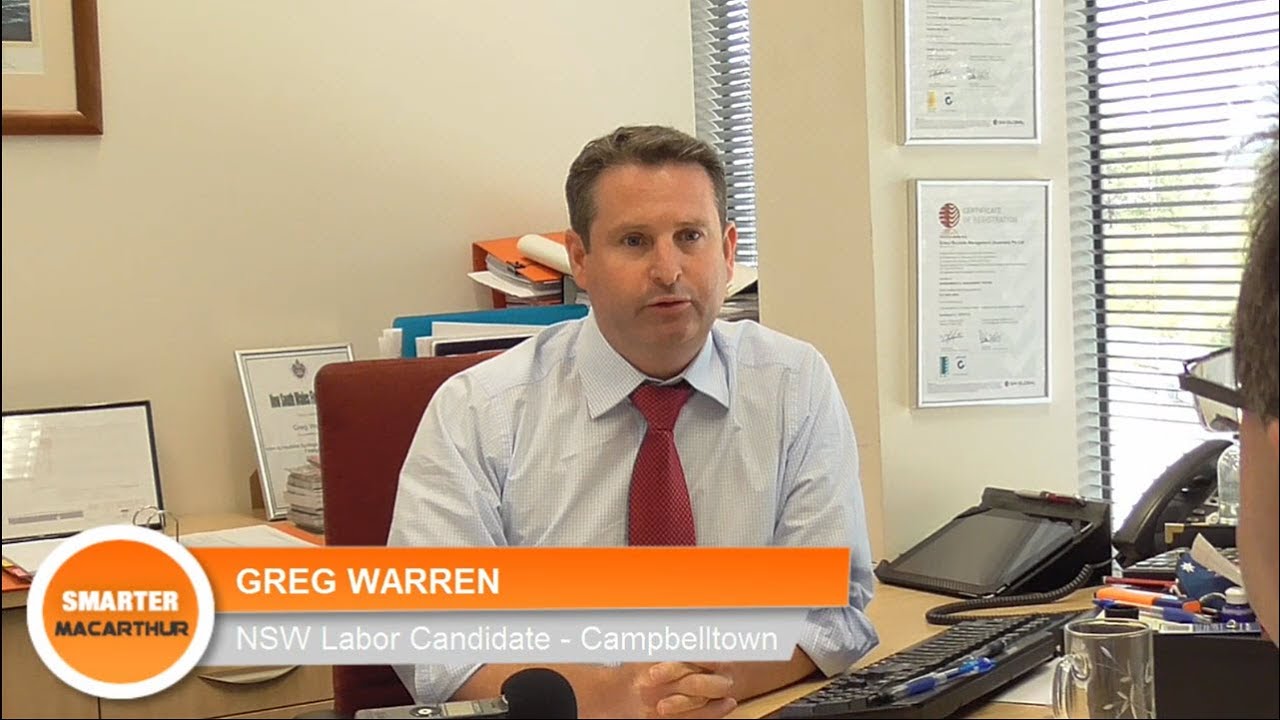 2015 NSW State Election - Interview with Greg Warren - YouTube