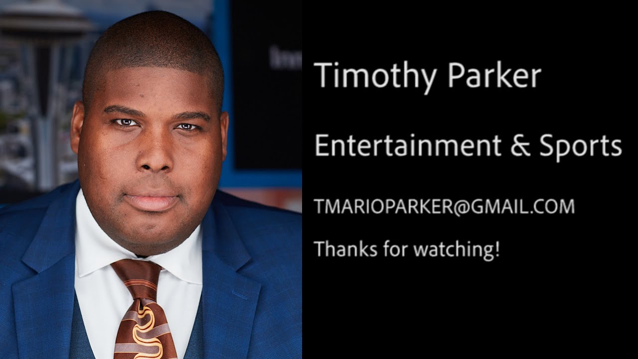 Timothy Parker May 2021 Entertainment & Sports Reel - YouTube