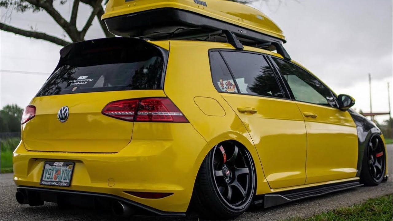 Another BAGGED MK7 GTI - Exterior Foam Wash - YouTube