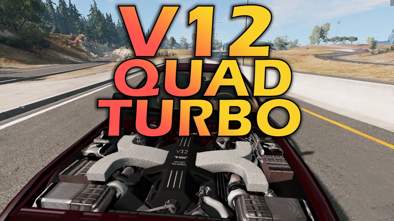 I HAD To Drive This V12 Quad Turbo Grand Marshall - BeamNG.drive - YouTube