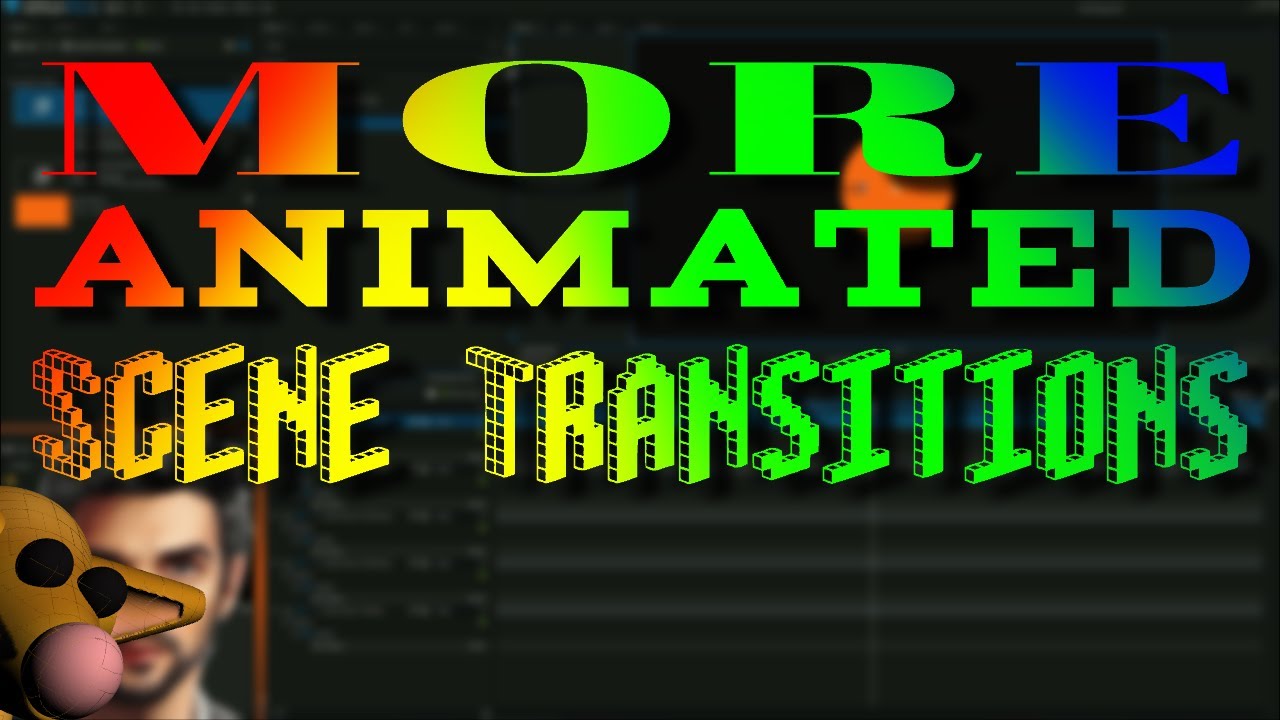 OBS - Free animated stinger transitions for live streams - YouTube