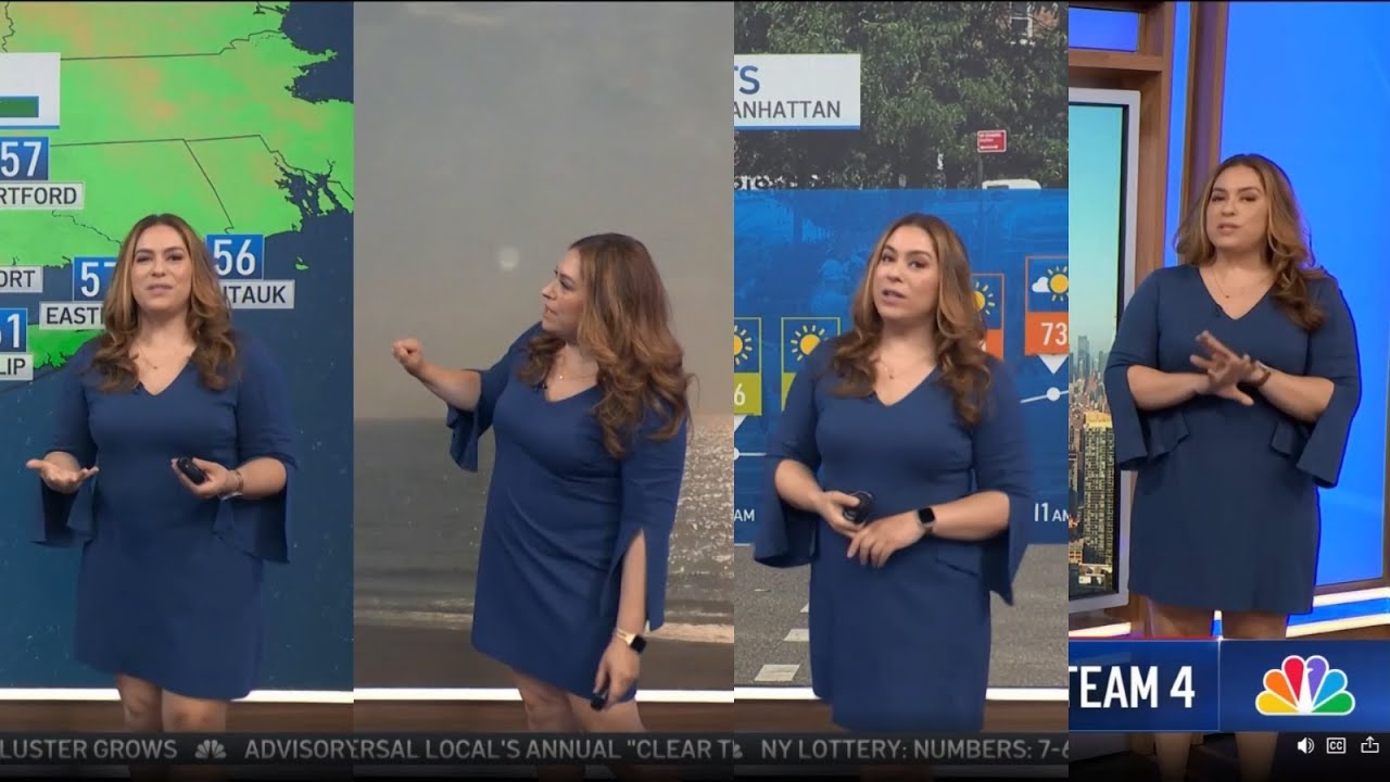 Violeta Yas with the weekend Weather eport for NBC Today in New York ...