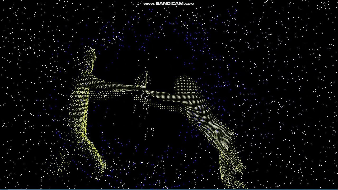 Particles - Interactive new-media art installation - YouTube