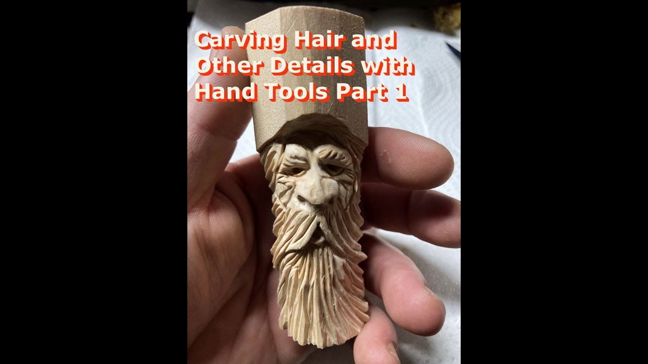 Carving Hair and Other Details with Hand Tools - YouTube