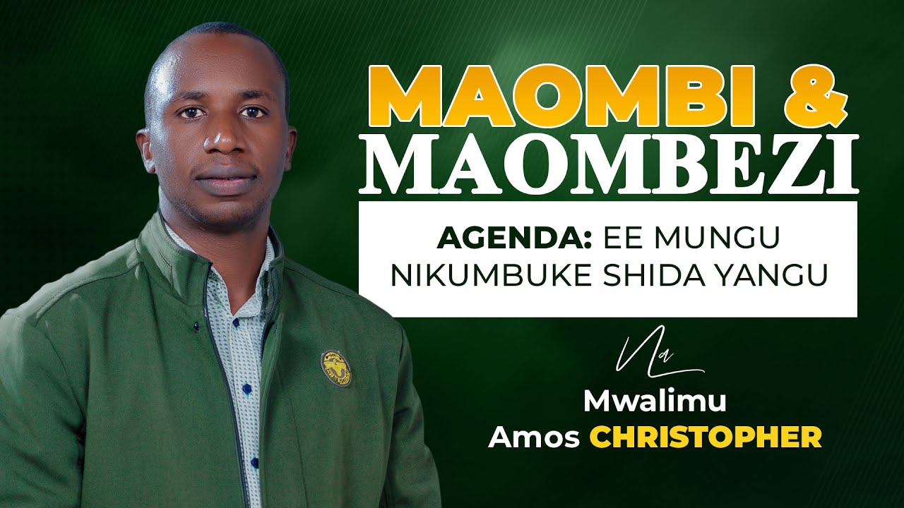 MAOMBI NA MAOMBEZI | EE MUNGU NIKUMBUKE SHIDA YANGU | Mwl. Amos ...