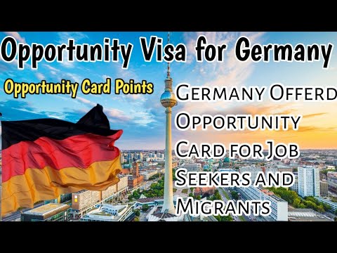 Opportunity Card for Germany | Chancen Visum | Opportunity Skilled Visa ...