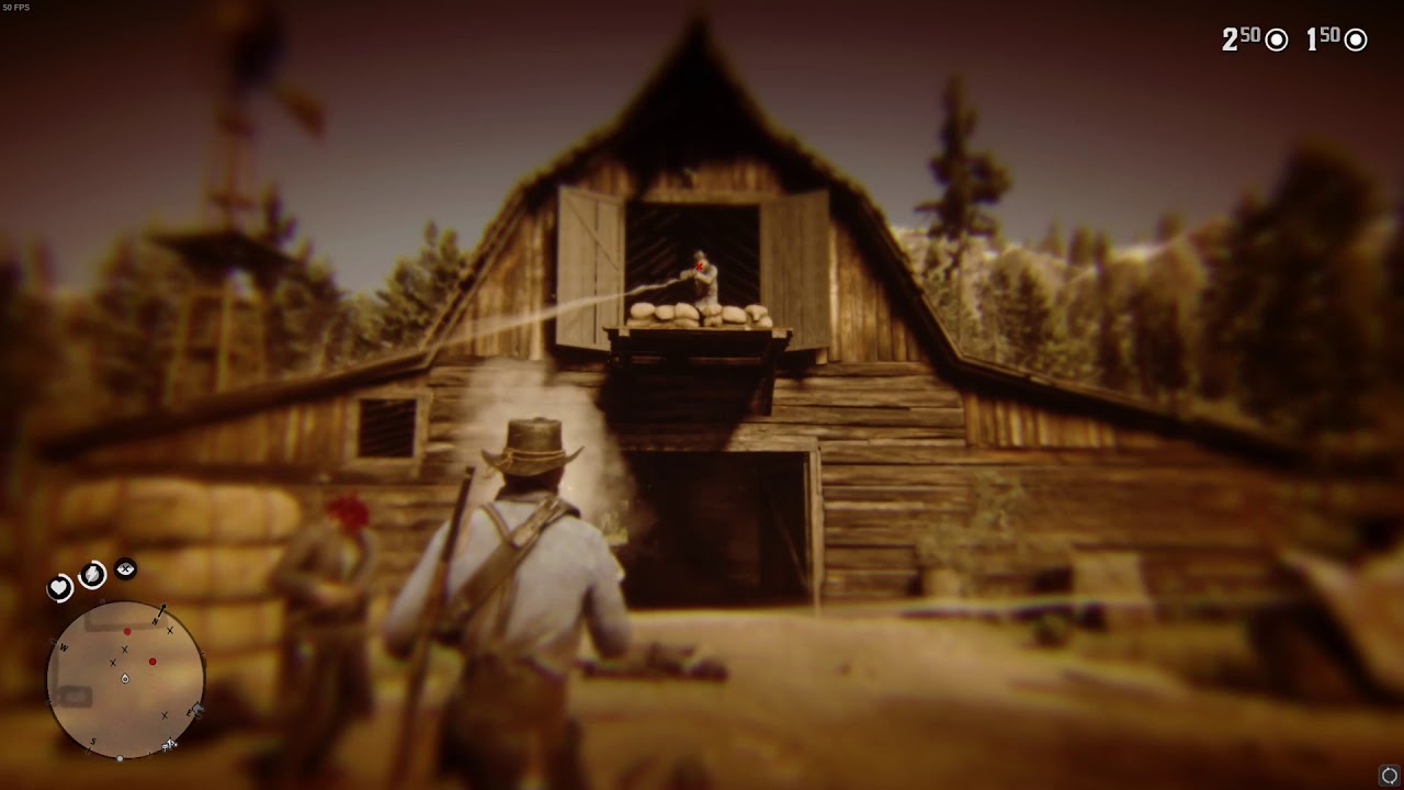 RDR2 PC - Double-Double Barrel Shotguns - YouTube