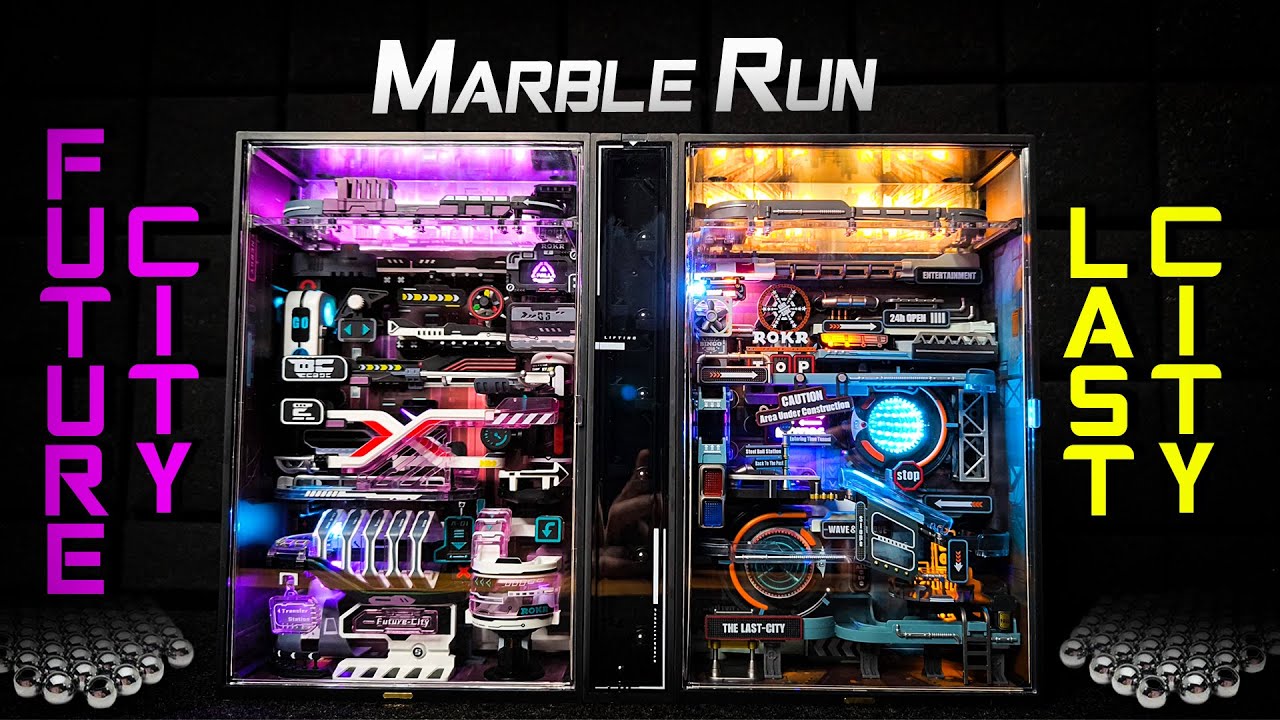 "The Future City" + "The Last City" Marble Run ROKR | Unboxing-Build-Review | 3D Puzzle Robotime ...