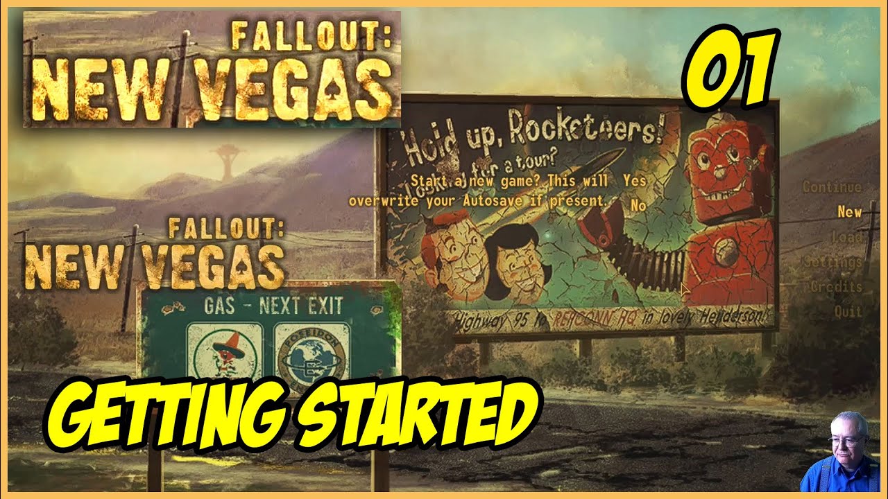 01 Fallout New Vegas First Look Letsplay Gameplay Beginners