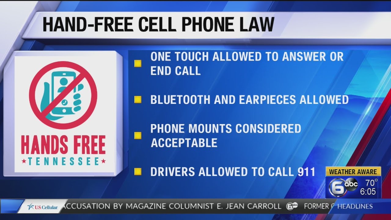 One week until Tennessee hands-free law takes effect - YouTube