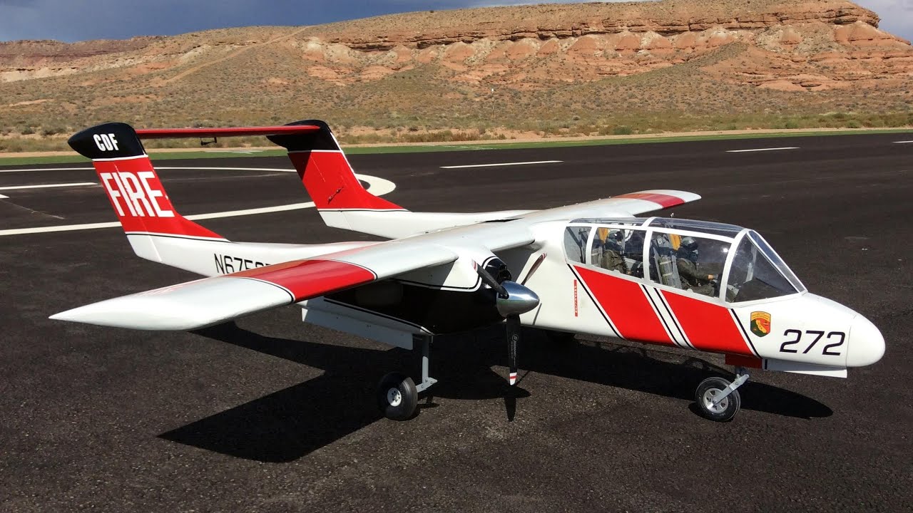 OV-10A Bronco (1:5 scale) by Wade Joos - MAIDEN FLIGHT! St. George Utah ...
