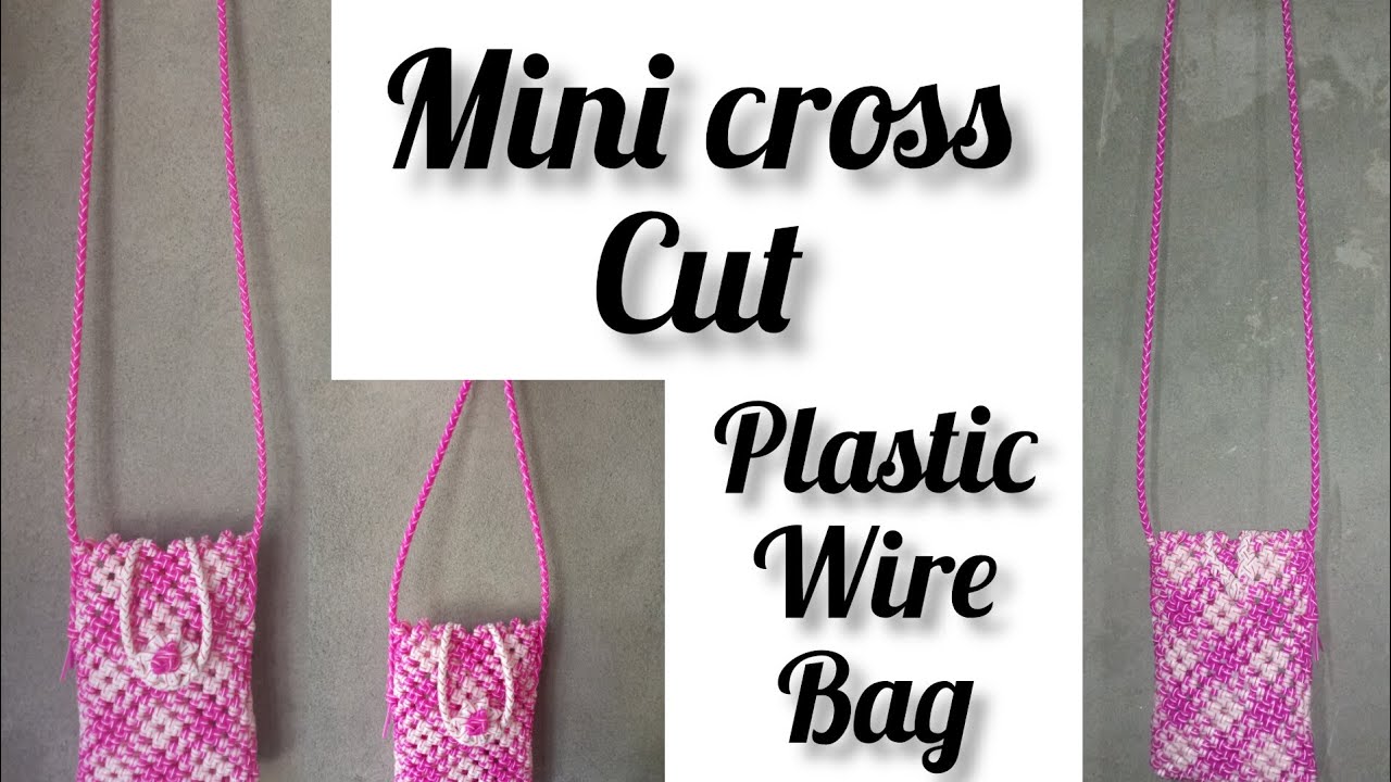 New Design Plastic Wire Mini Hand bag Bag,Mini Cross Cut Plastic Wire ...