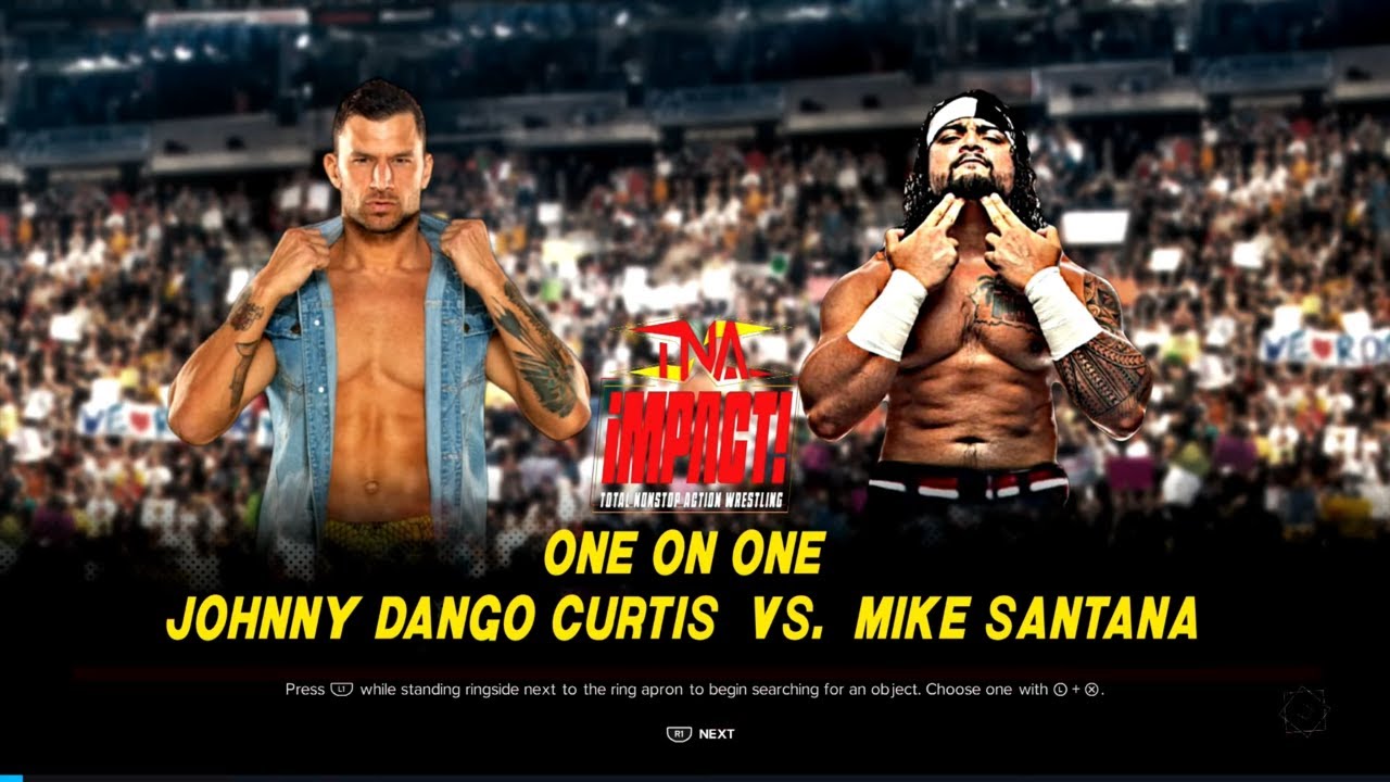 TNA Impact Johnny Dango Curtis vs Mike Santana - YouTube