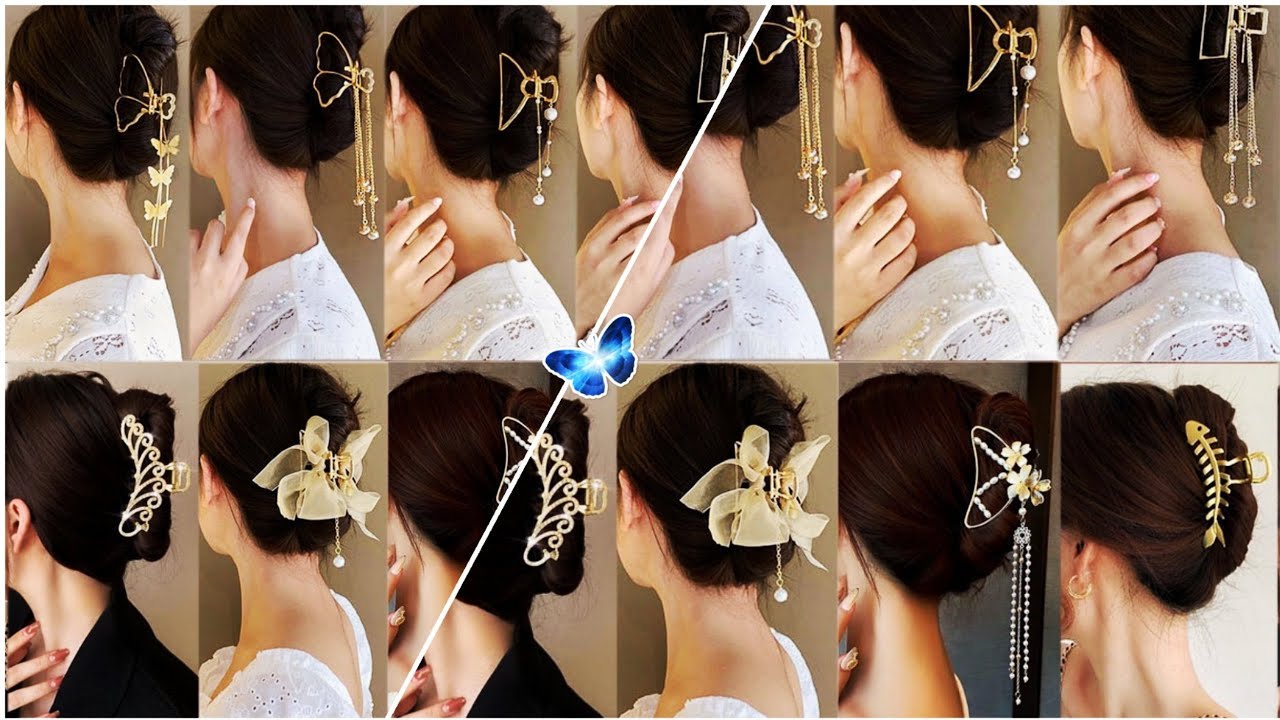 Unique hair clip 😍 - YouTube