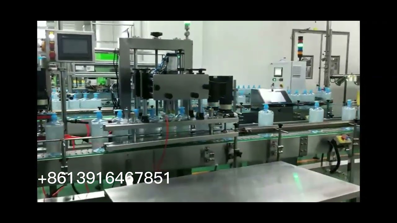 Automatic 4 wheels pump cap trigger cap capping machine - YouTube