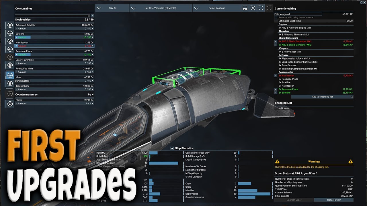 First Ship Upgrades | X4: Foundations 4.0 Beta - YouTube