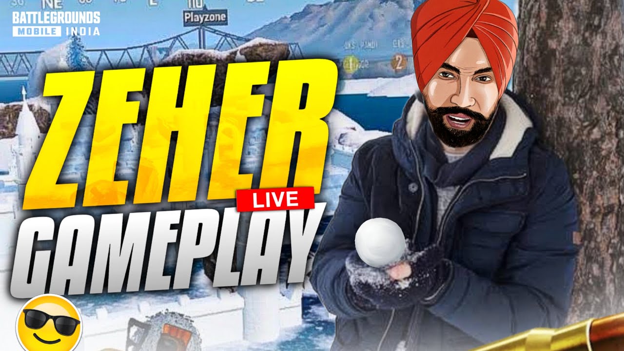 SNOW MODE UPDATE | BGMI LIVE | GTXPREET PUBG - YouTube