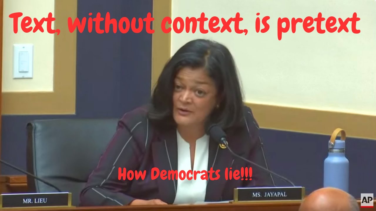 TEXT WITHOUT CONTEXT IS PRETEXT!! - YouTube