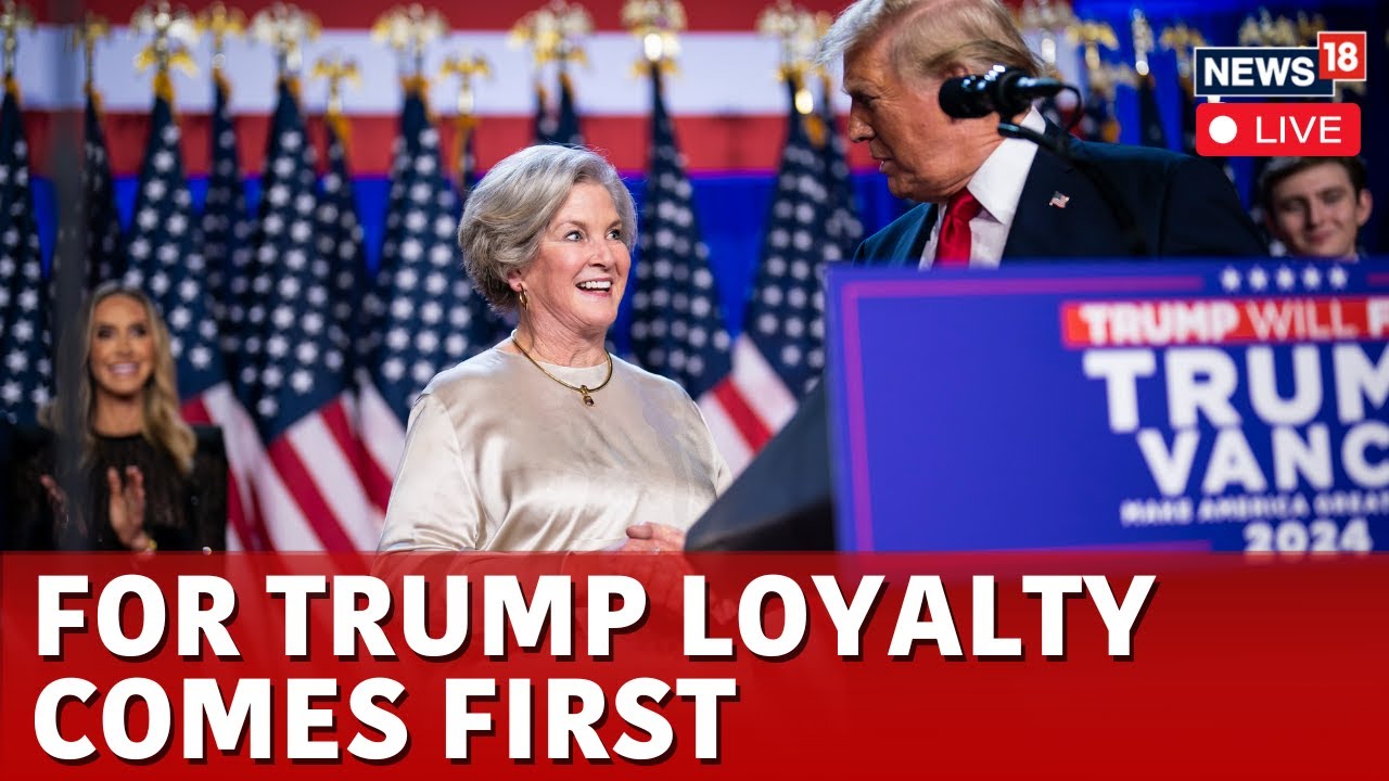LIVE: Donald Trump And Susie Wiles | Susie Wiles Named As First Female ...