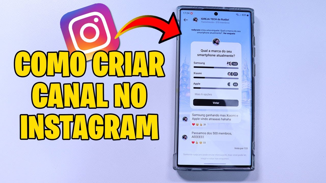 Como Criar Canal Lista De TransmissÃo No Instagram Youtube