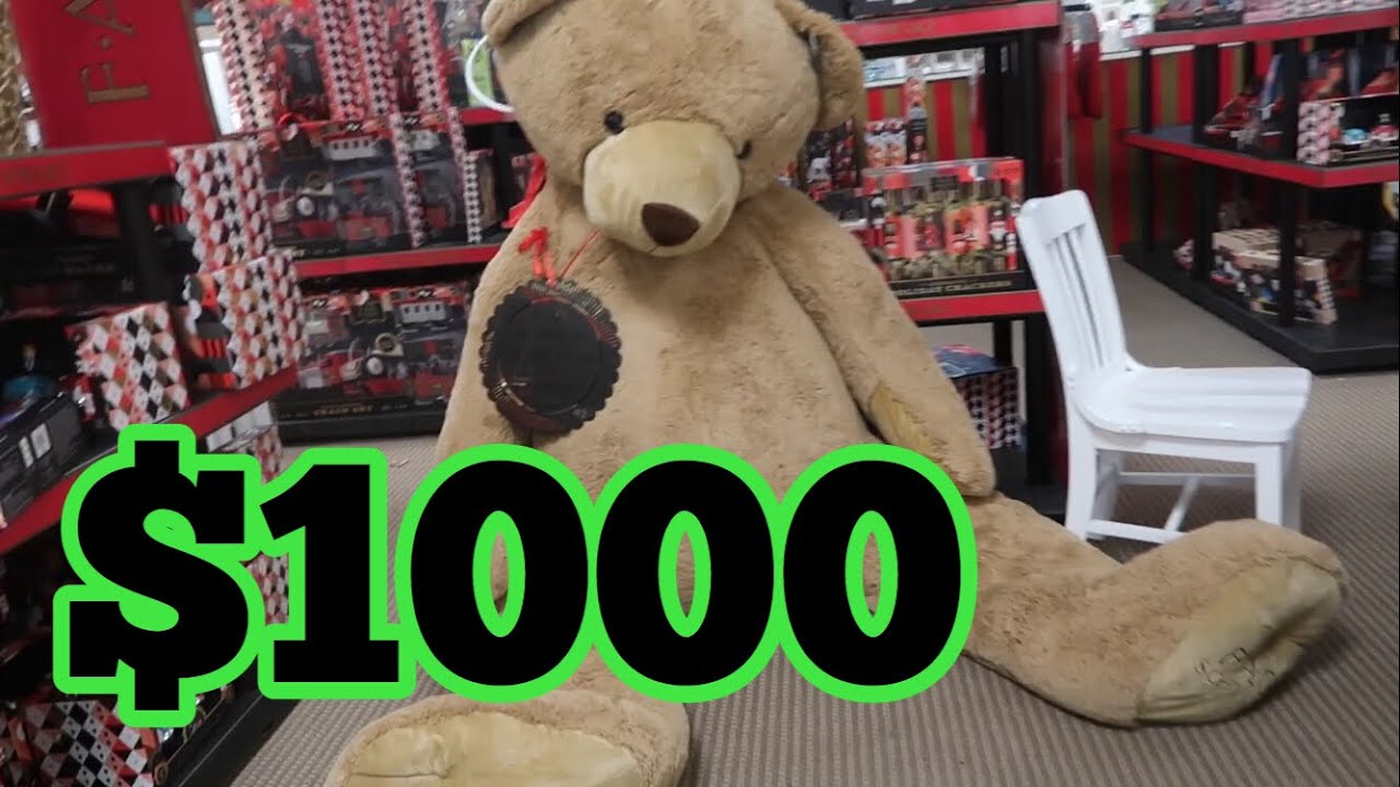 HUGE $1000 TEDDY BEAR - YouTube