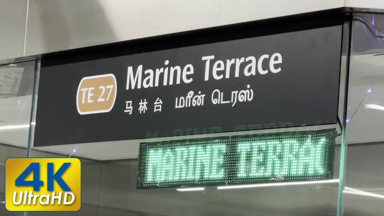 Marine Terrace MRT Station (TE27) TEL4 | SingaporeIsland - YouTube