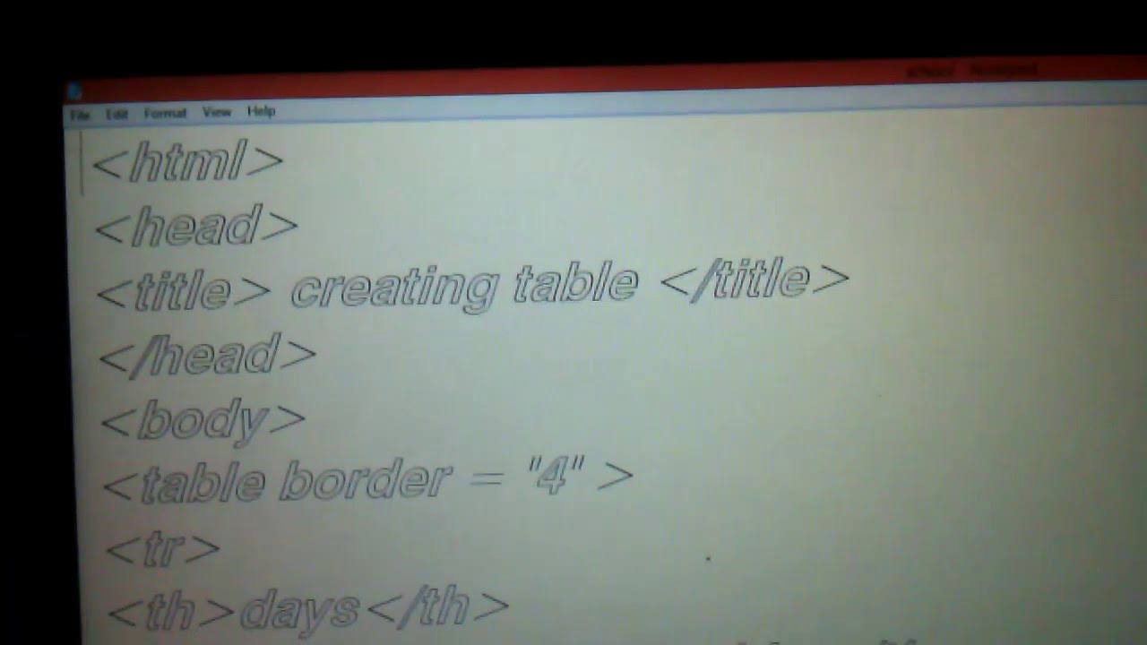 How To Make Your School Time Table On Html YouTube How To Make Your School Time Table On Html YouTube
