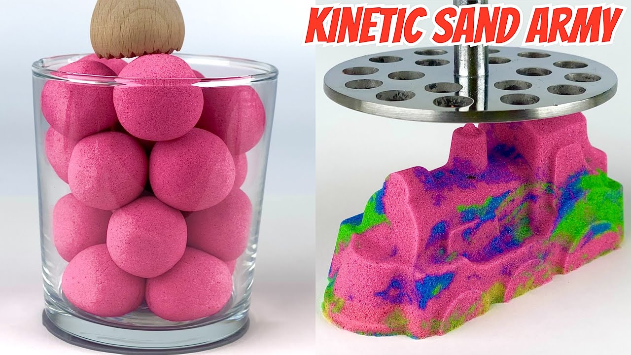 Kinetic Sand ASMR The Most Relaxing & Satisfying Sand Videos #90 - YouTube