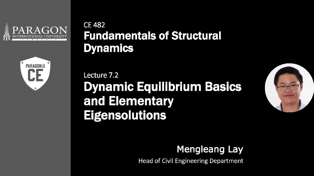 Dynamics Equilibrium Basics and Elementary Eigensolutions - YouTube