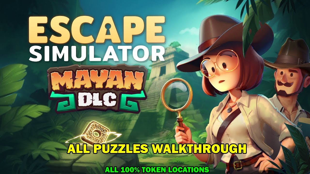 Escape simulator: Mayan dlc full walkthrough - All puzzles & tokens in ...