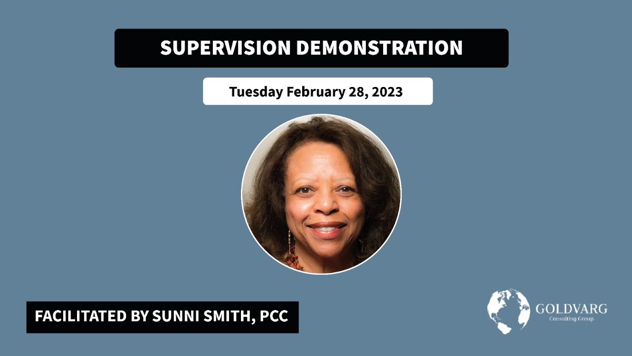 Group Supervision Demonstration with Sunni Smith, PCC - YouTube