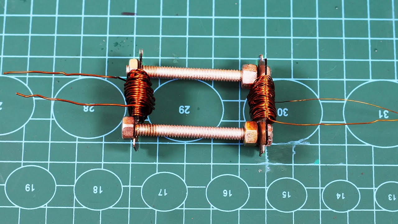 Electric Science Free Energy Using Magnet With Copper Wire at home ...