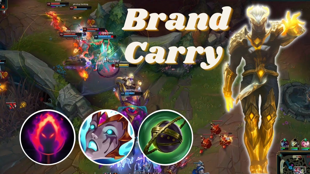 SEASON 13: CARRY RANKED GAMES WITH BRAND SUPPORT! - YouTube