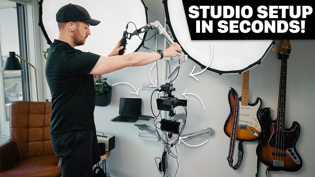 One stand, NO FEET! Does the ALL-IN-ONE YOUTUBE STUDIO setup actually ...