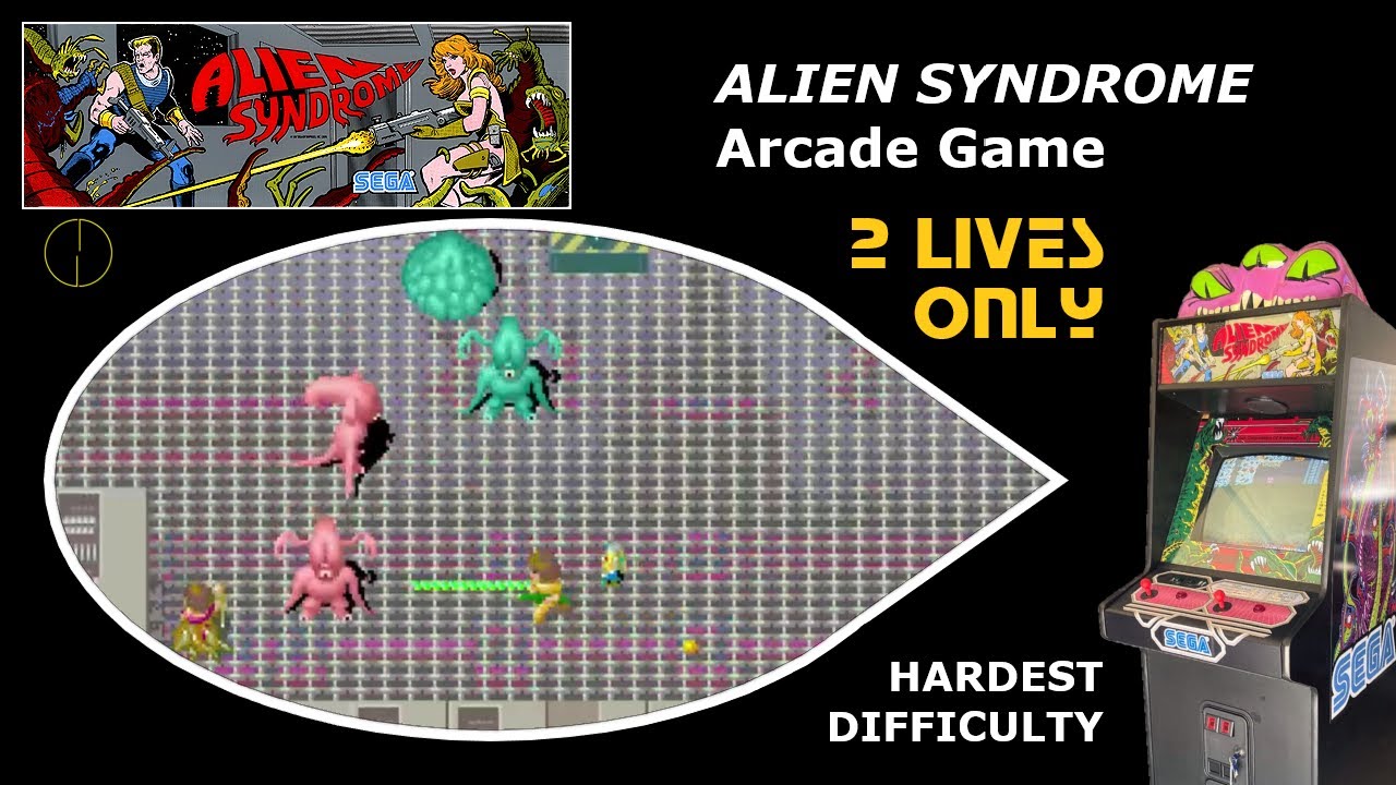 Alien Syndrome Arcade Game/MAME (2 Lives Only, Hardest Difficulty ...