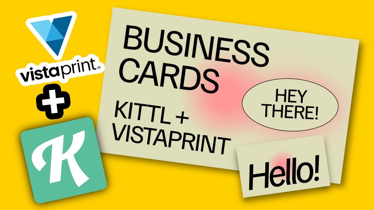 How To Design Business Cards In Kittl Step-By-Step (Vistaprint + Kittl ...